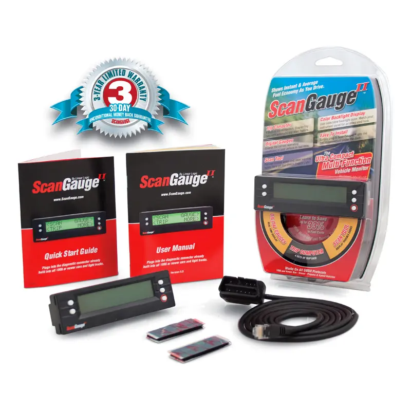ScanGauge 2 II OBD II Code Scan Tool & Multi-Gauge | Orranje ...